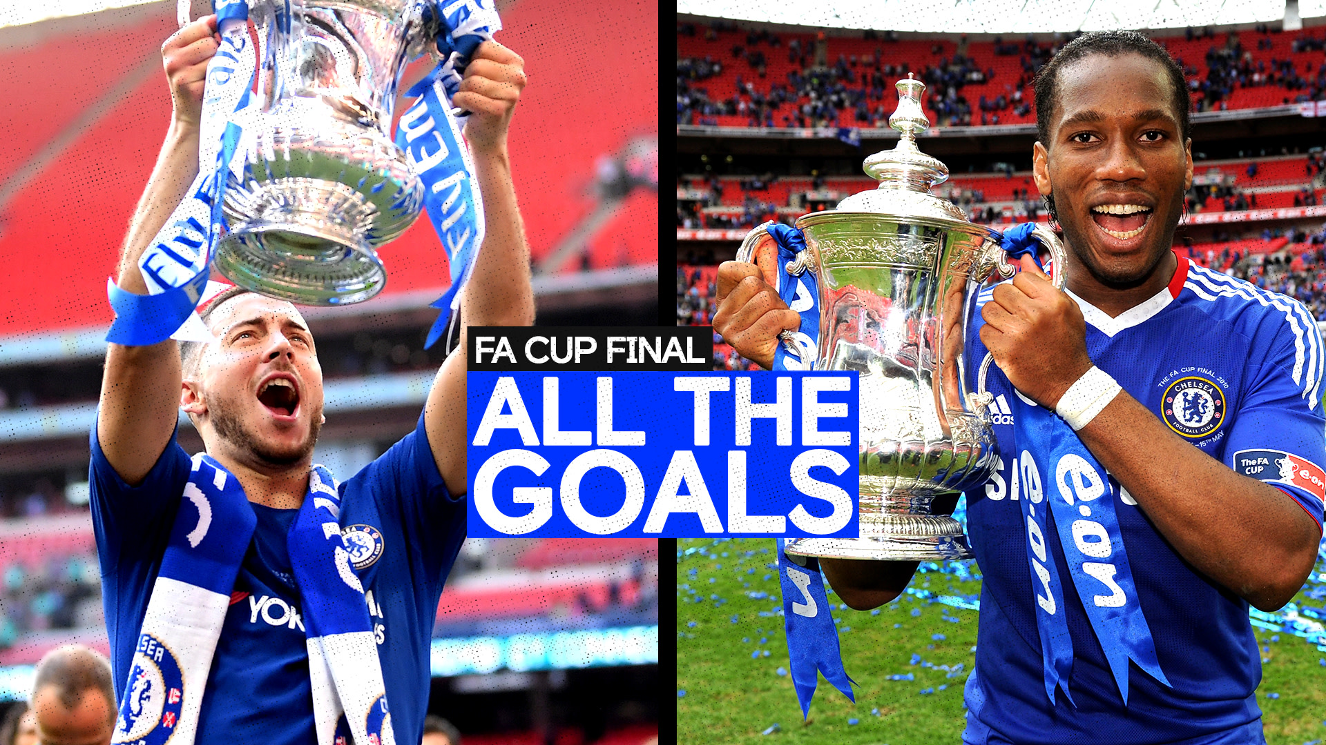 EVERY FA Cup final goal scored by Chelsea! | All the goals | Video ...
