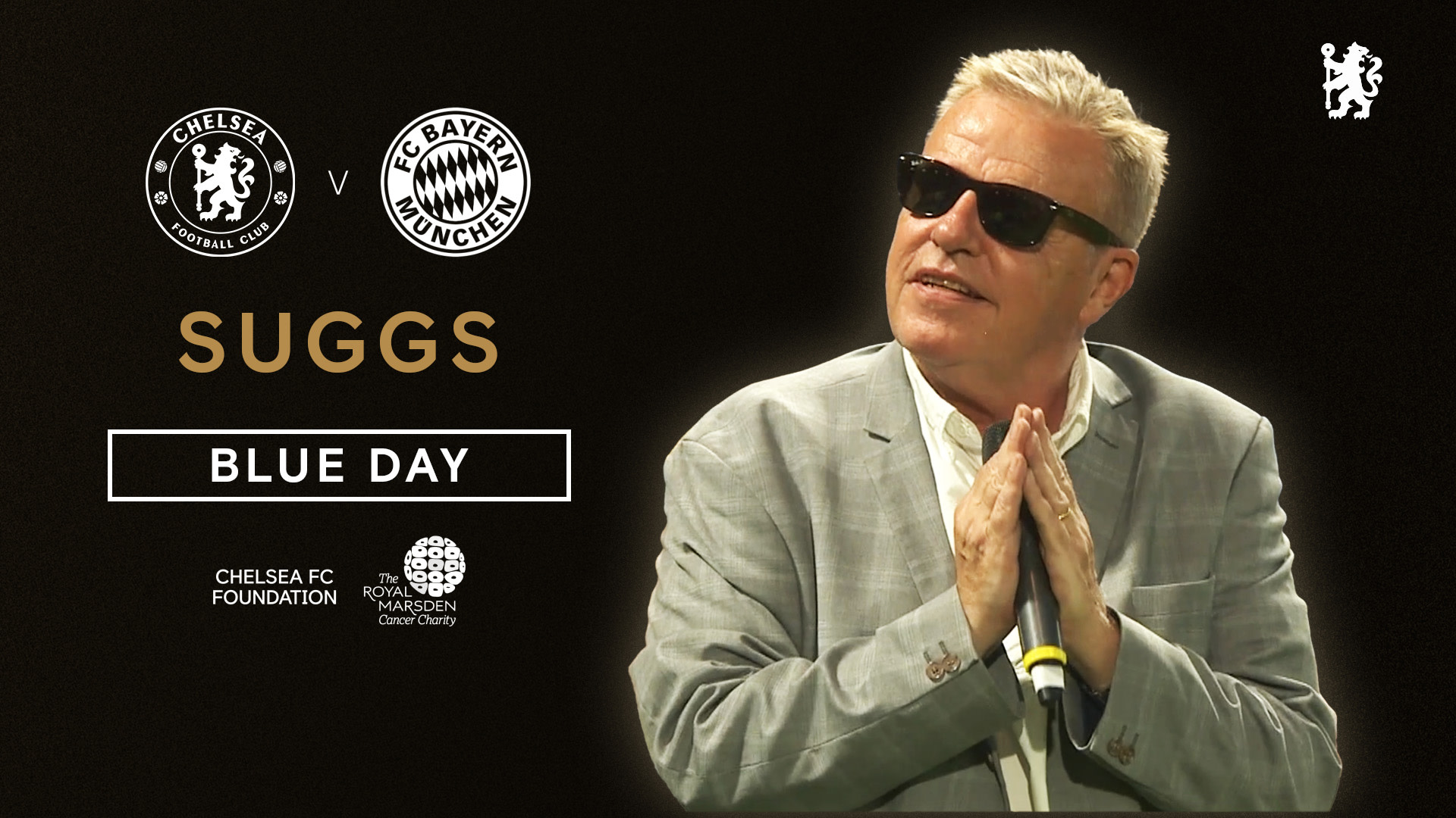 Suggs sings Blue Day! | Video | Official Site | Chelsea Football Club