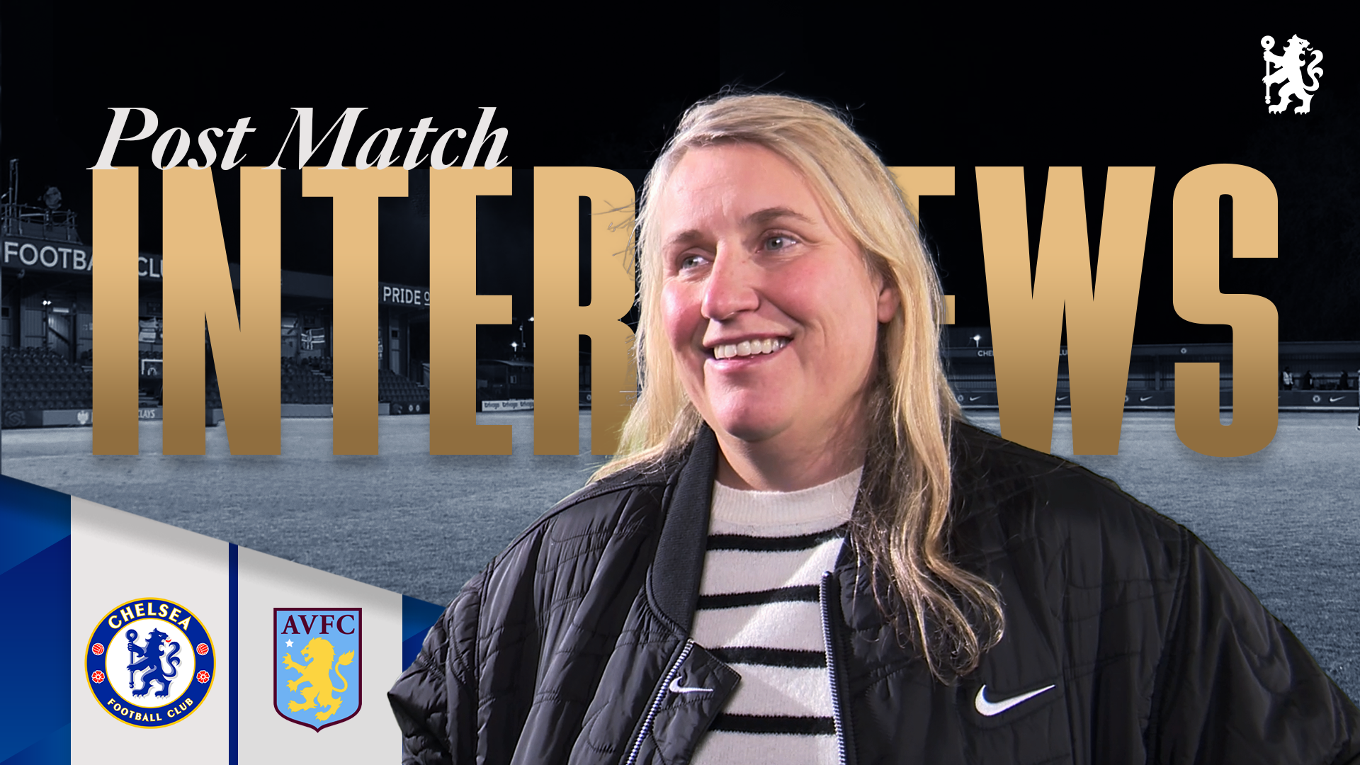 Emma reacts post-Villa | Video | Official Site | Chelsea Football Club