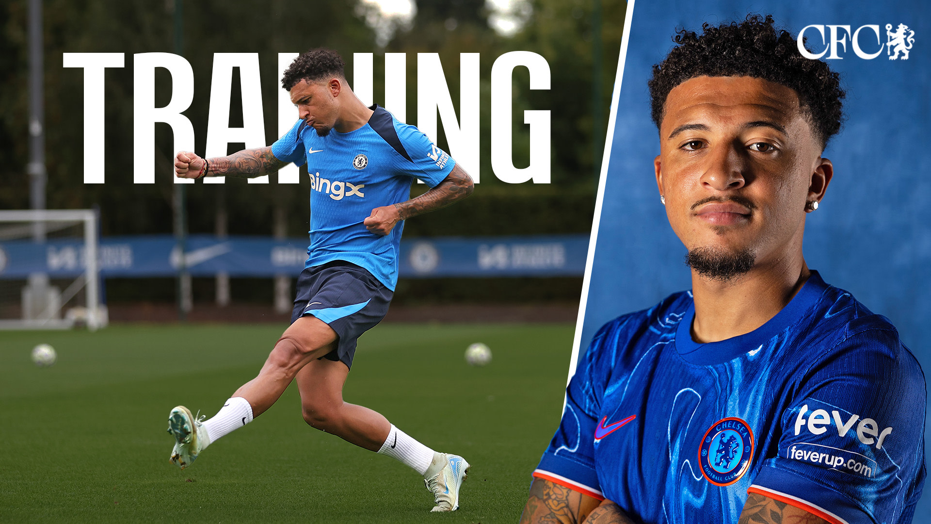 Jadon Sancho's first week of training! | Video | Official Site ...