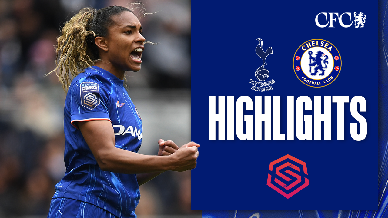 WSL Highlights: Tottenham 0-1 Chelsea | Video | Official Site | Chelsea ...