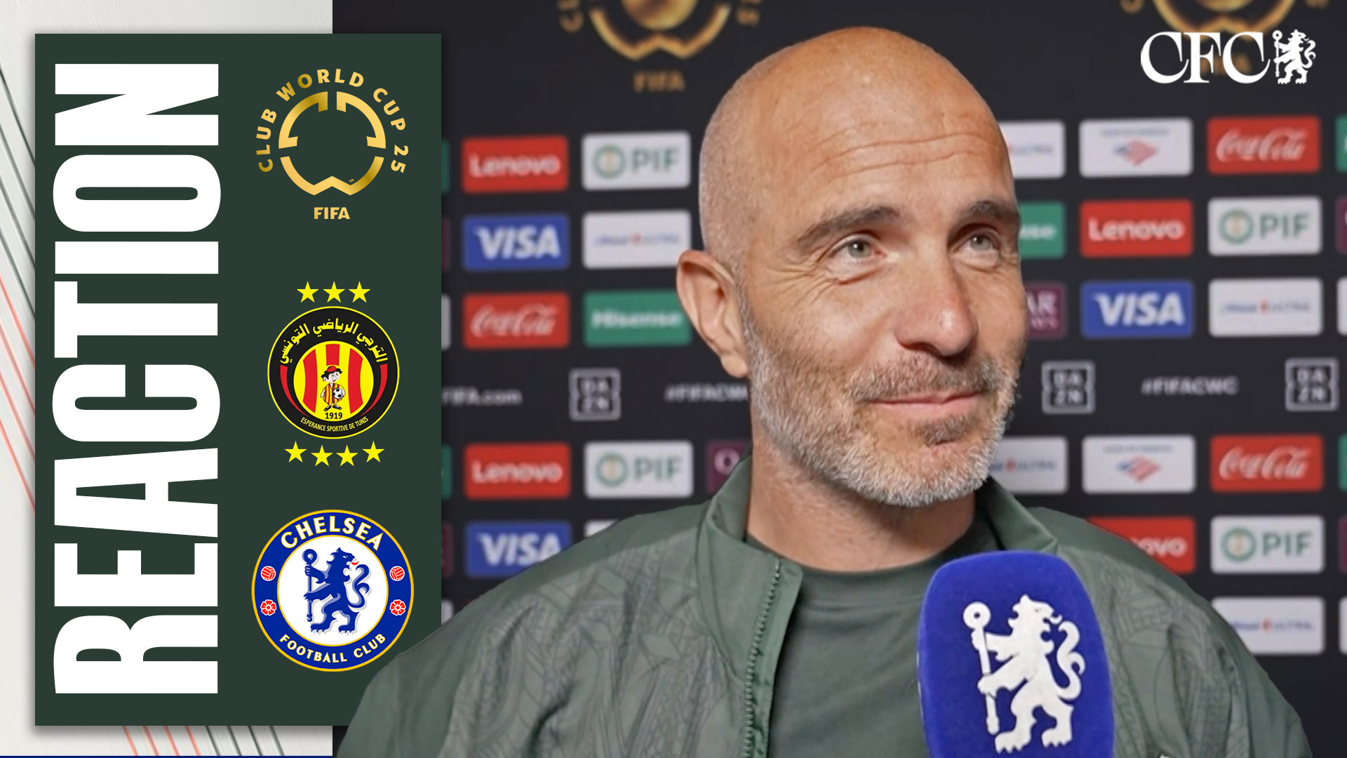 Enzo reacts to progressing to knock-outs! | Video | Official Site | Chelsea Football Club