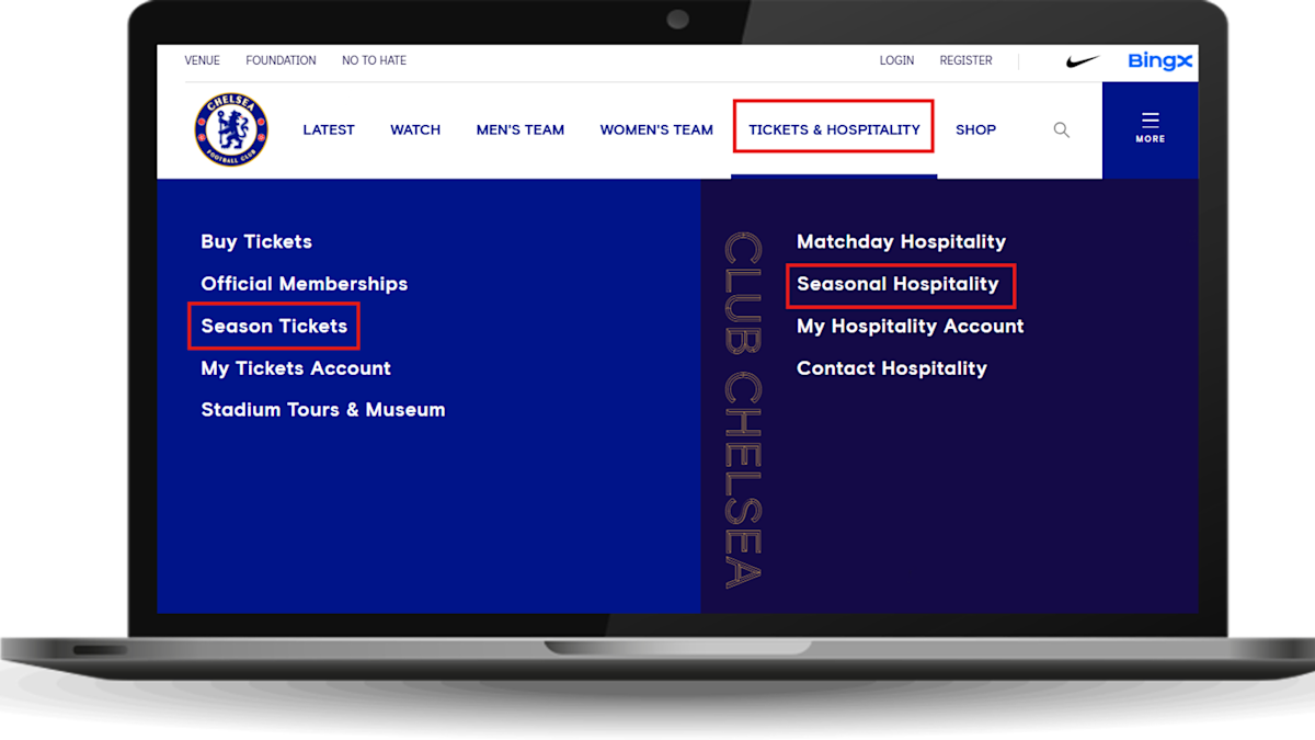 Guide to Renewing a Season Ticket | Official Site | Chelsea Football Club