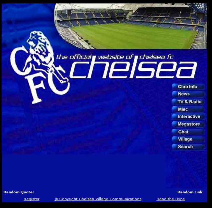 Website History | Official Site | Chelsea Football Club