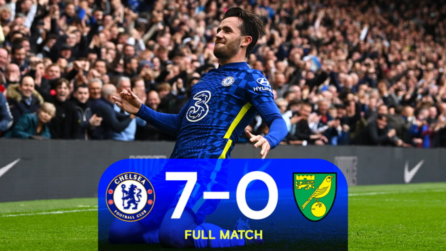 Full match: Chelsea 7-0 Norwich (H) | Premier League | Video | Official ...