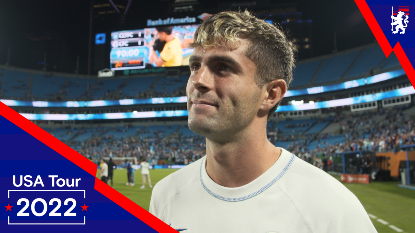 Pulisic reflects on Charlotte draw | Video | Official Site | Chelsea ...