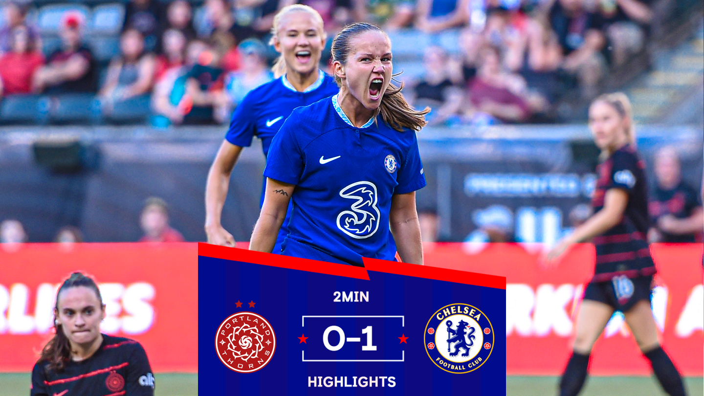 Portland Thorns 0-1 Chelsea | Pre-Season Highlights | Video | Official ...