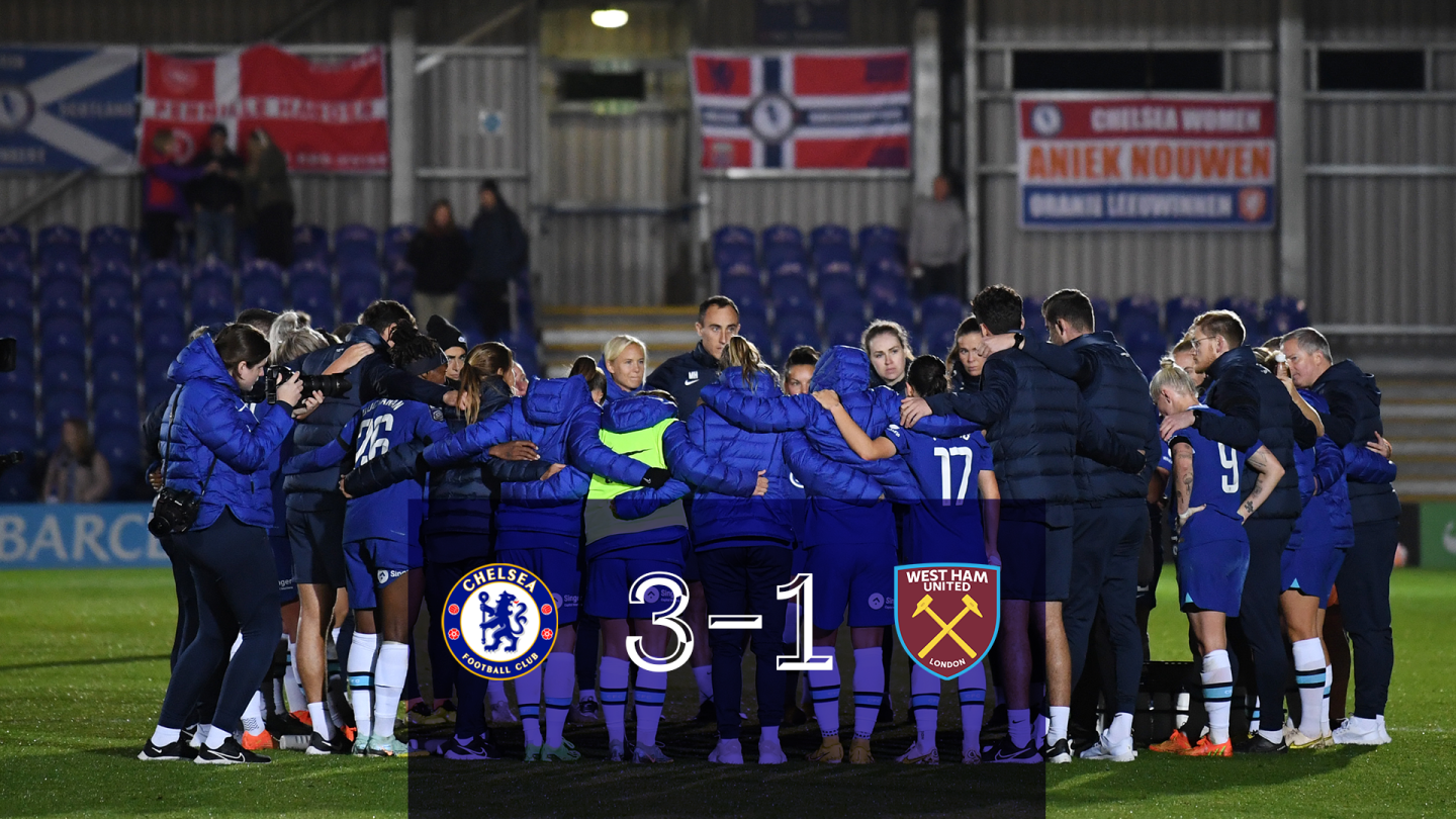 WSL highlights: Chelsea v West Ham | Video | Official Site | Chelsea ...