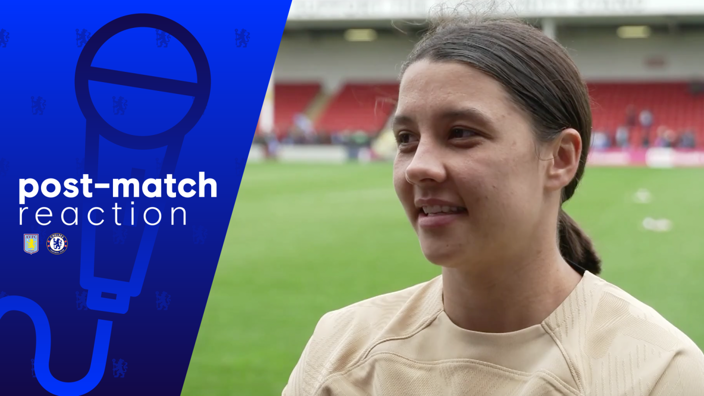 Kerr's post-match reaction! | Video | Official Site | Chelsea Football Club