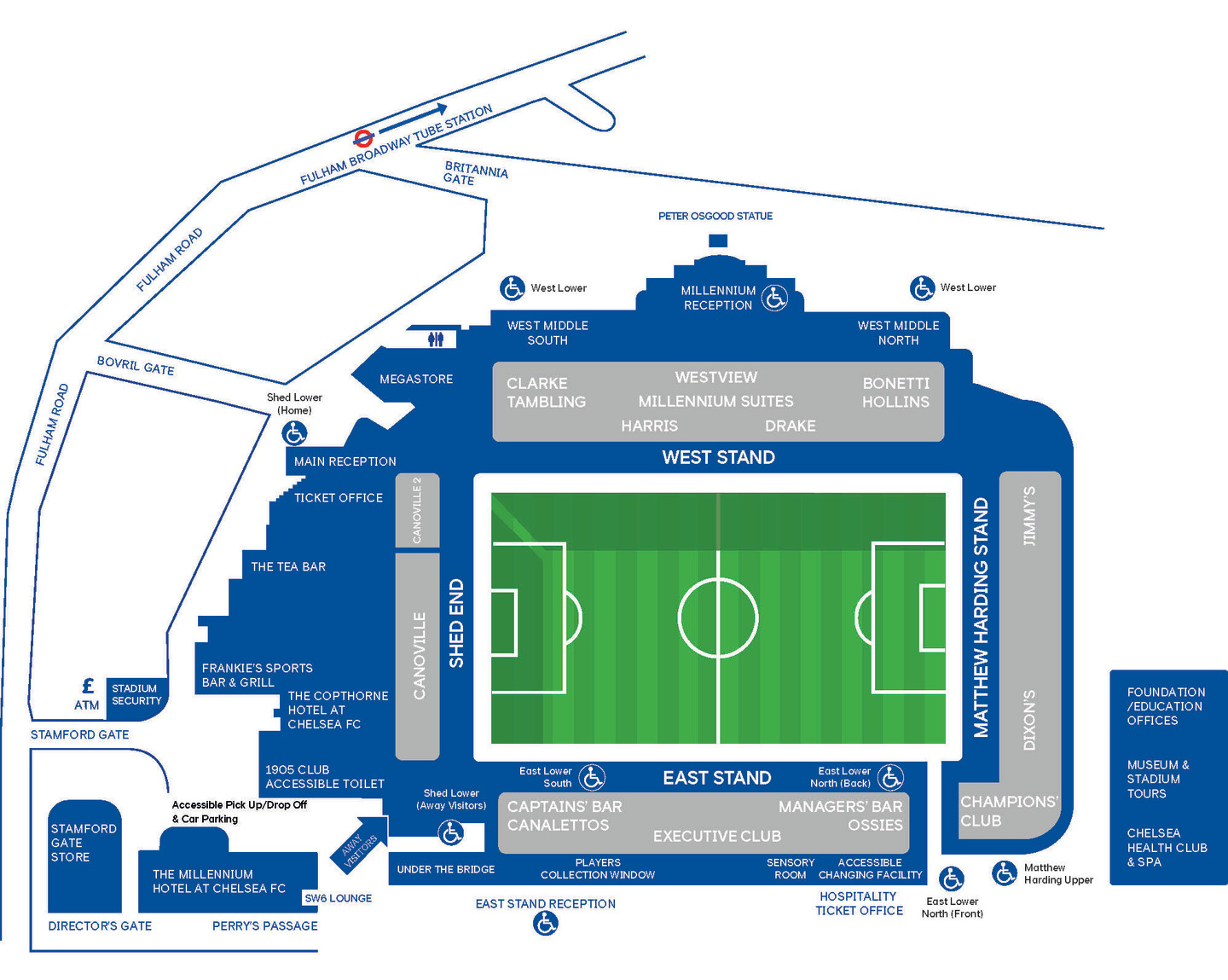 Matchday Information - Visiting Supporters | Official Site | Chelsea ...