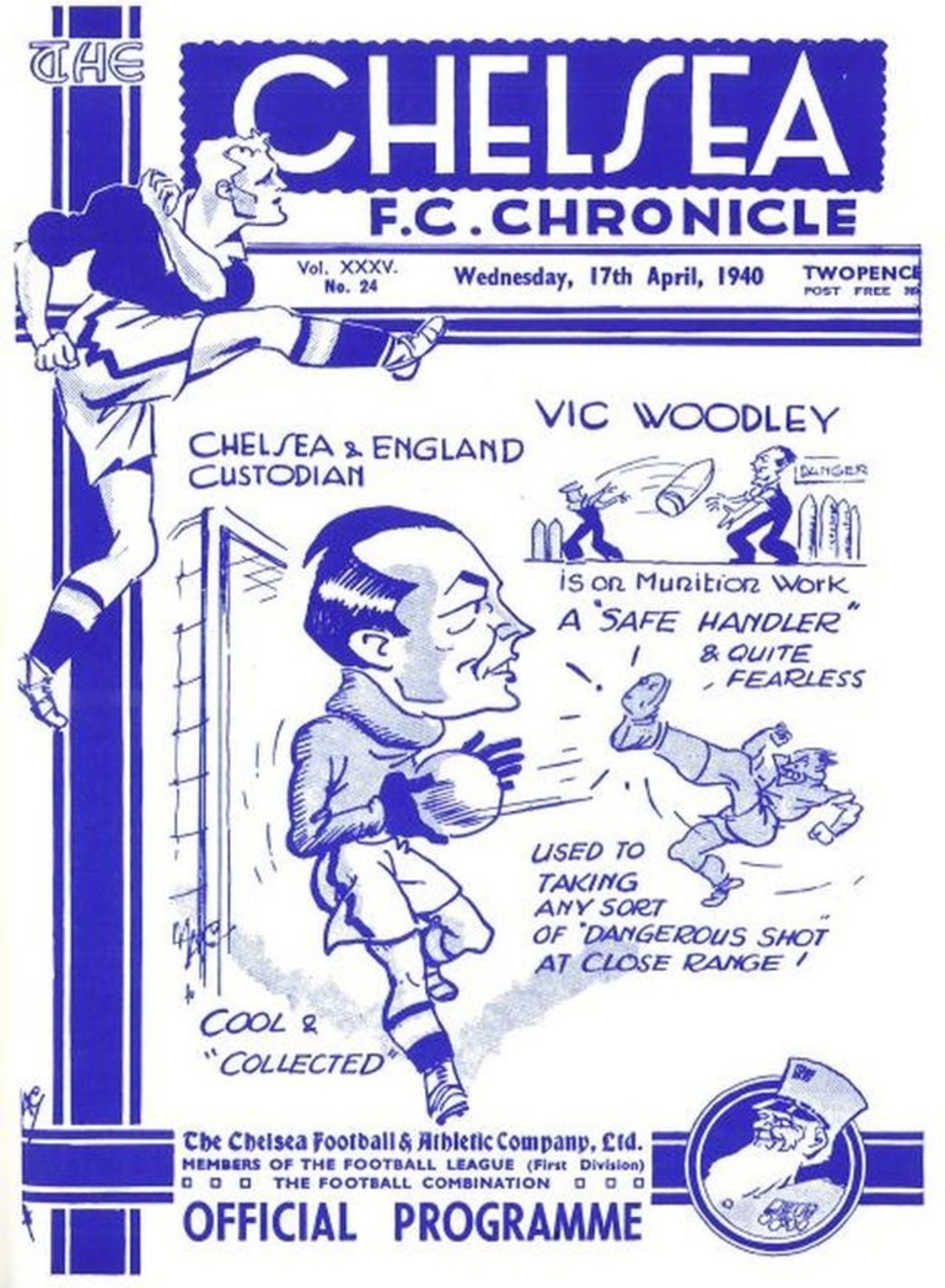 Chelsea in the Second World War | Official Site | Chelsea Football Club